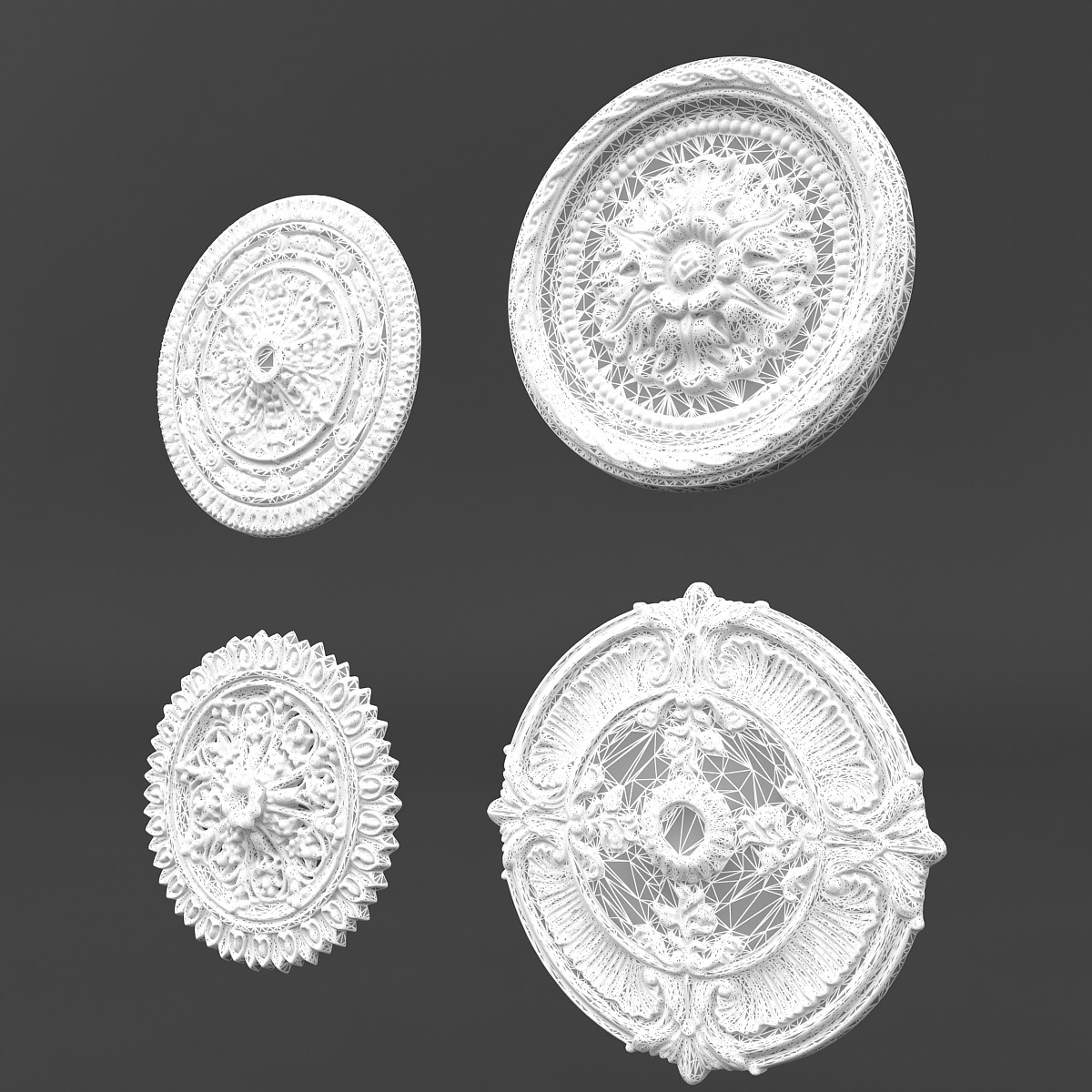 ArtStation - classic ceiling pattern 01 | Resources