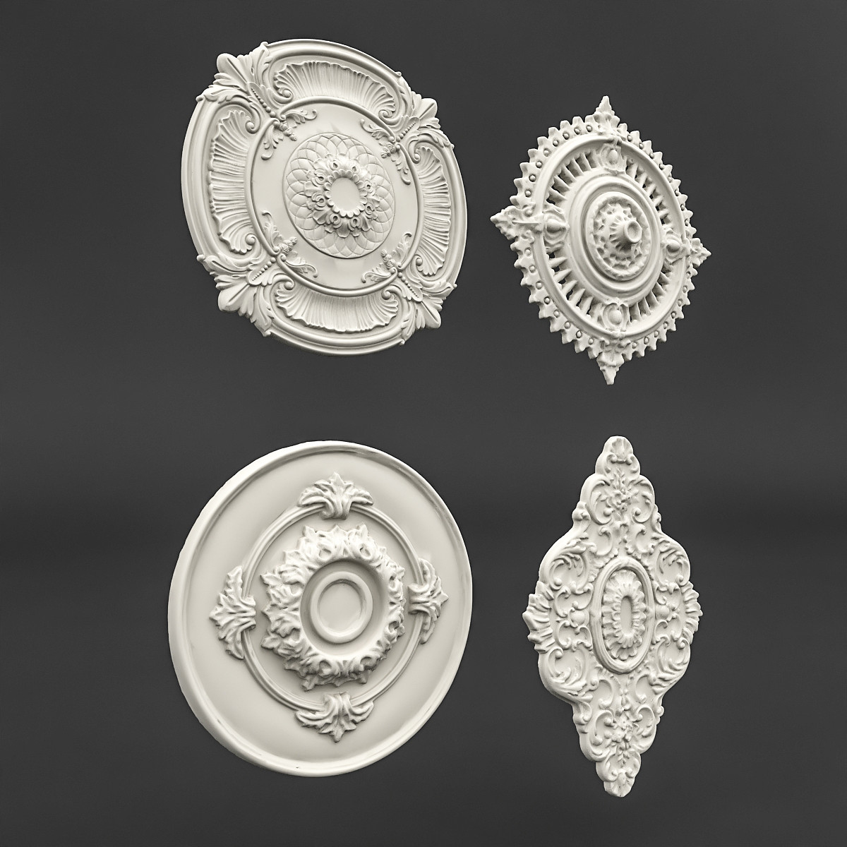 ArtStation - Classic Ceiling Pattern 02 | Resources