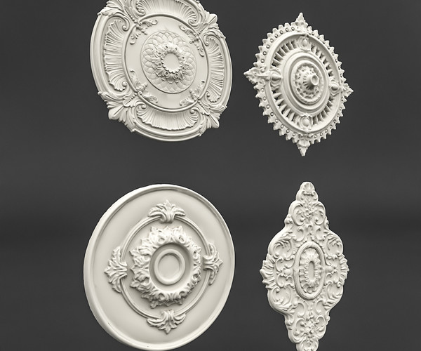 ArtStation - Classic Ceiling Pattern 02 | Resources