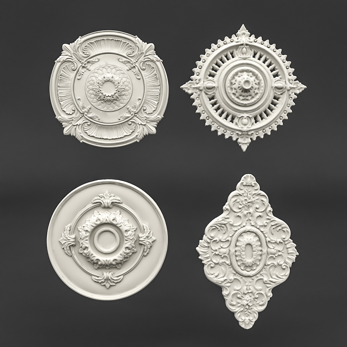 ArtStation - Classic Ceiling Pattern 02 | Resources