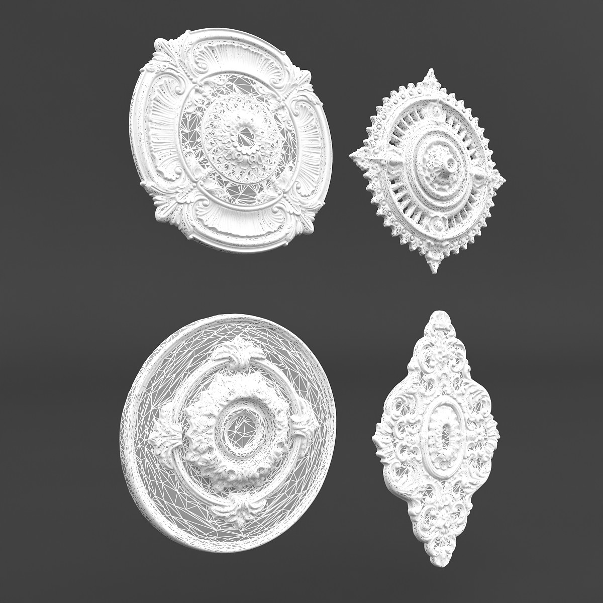 ArtStation - Classic Ceiling Pattern 02 | Resources