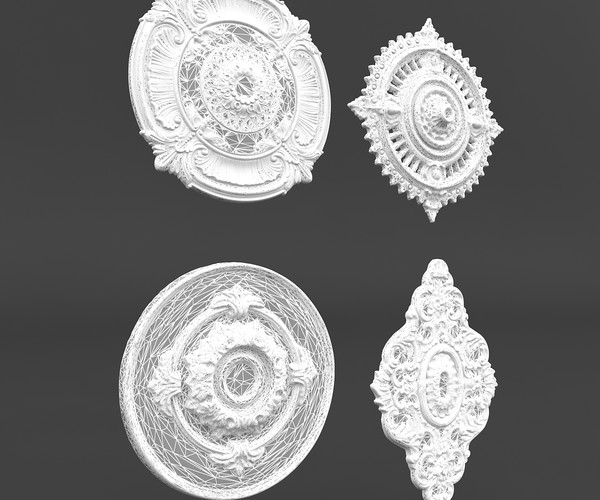 ArtStation - Classic Ceiling Pattern 02 | Resources