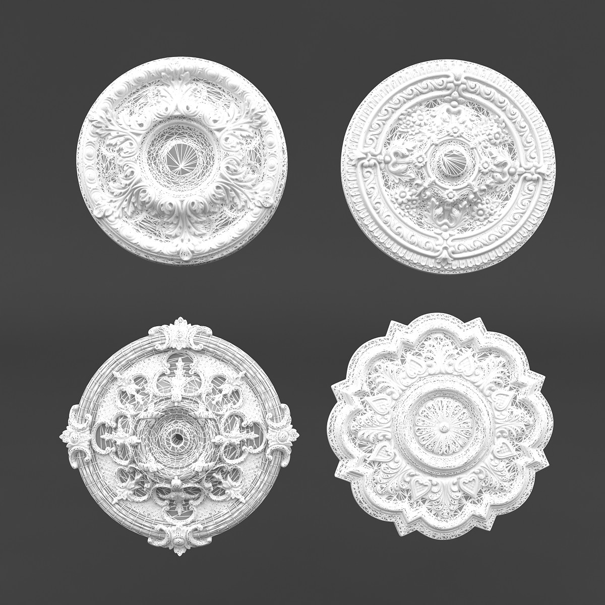 ArtStation - classic ceiling pattern 03 | Resources