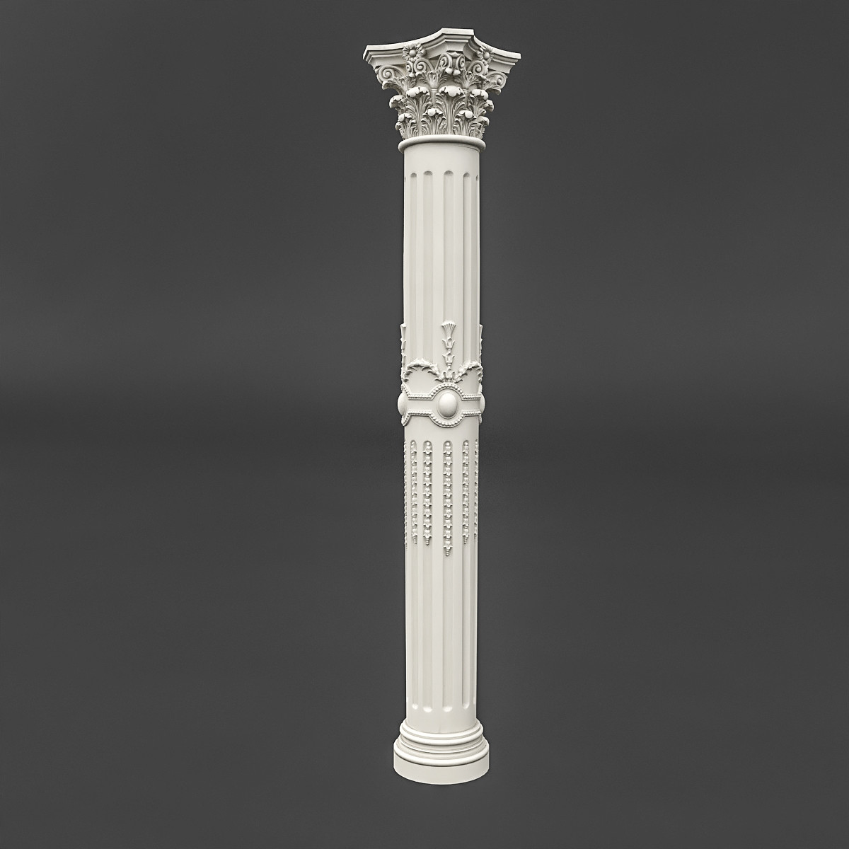 ArtStation - classic pattened column 01 | Resources