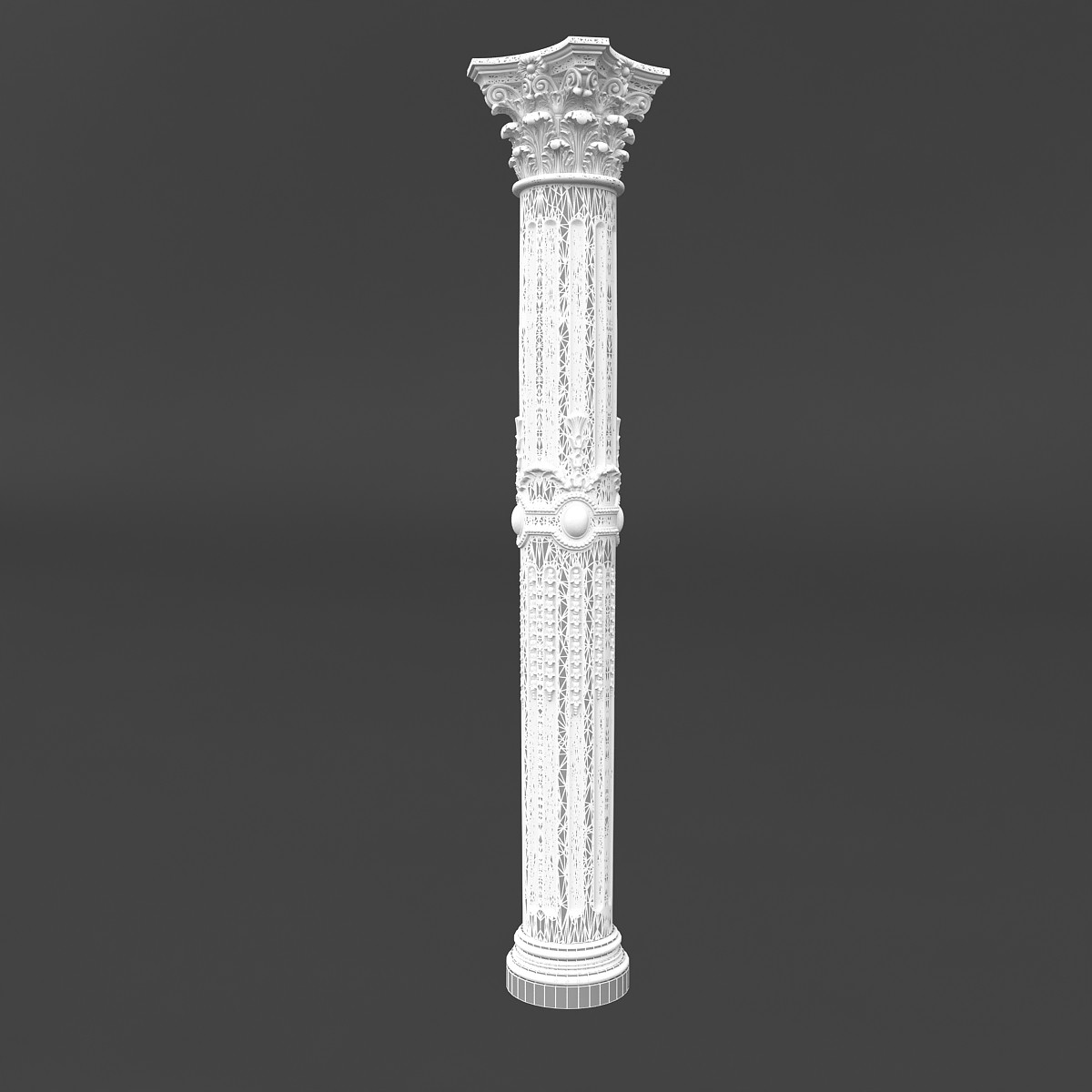 ArtStation - classic pattened column 01 | Resources