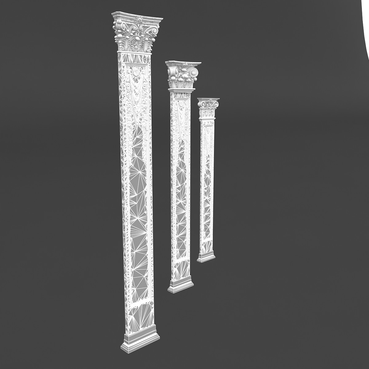 ArtStation - classic pattened column 02 | Resources
