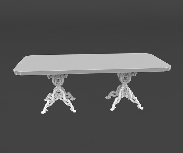 ArtStation - classic patterned table 01 | Resources