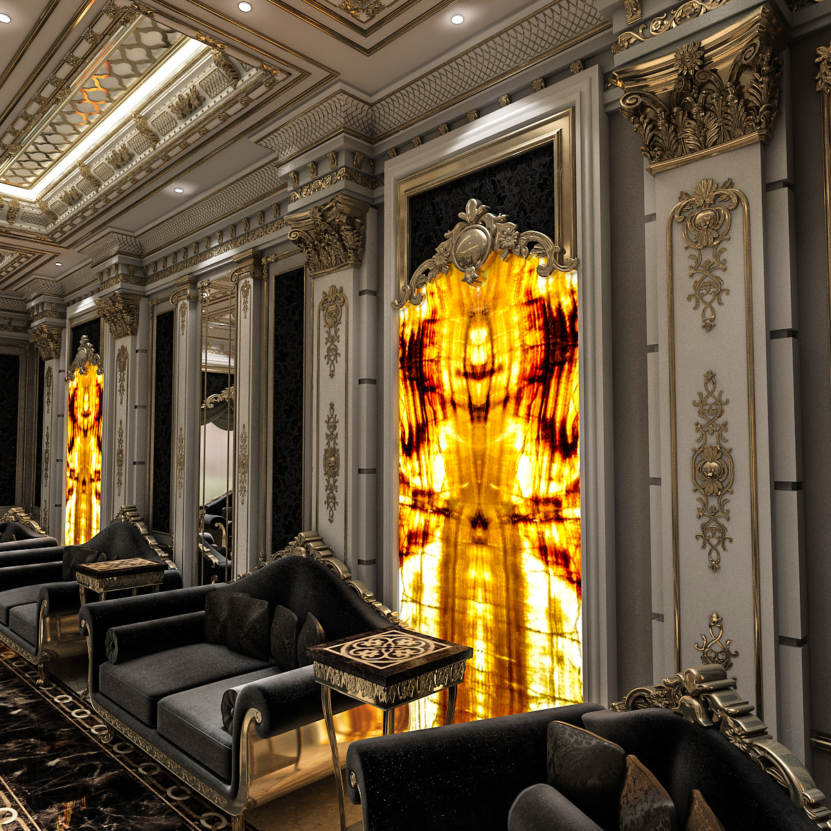 ArtStation - Classical Living Room | Resources