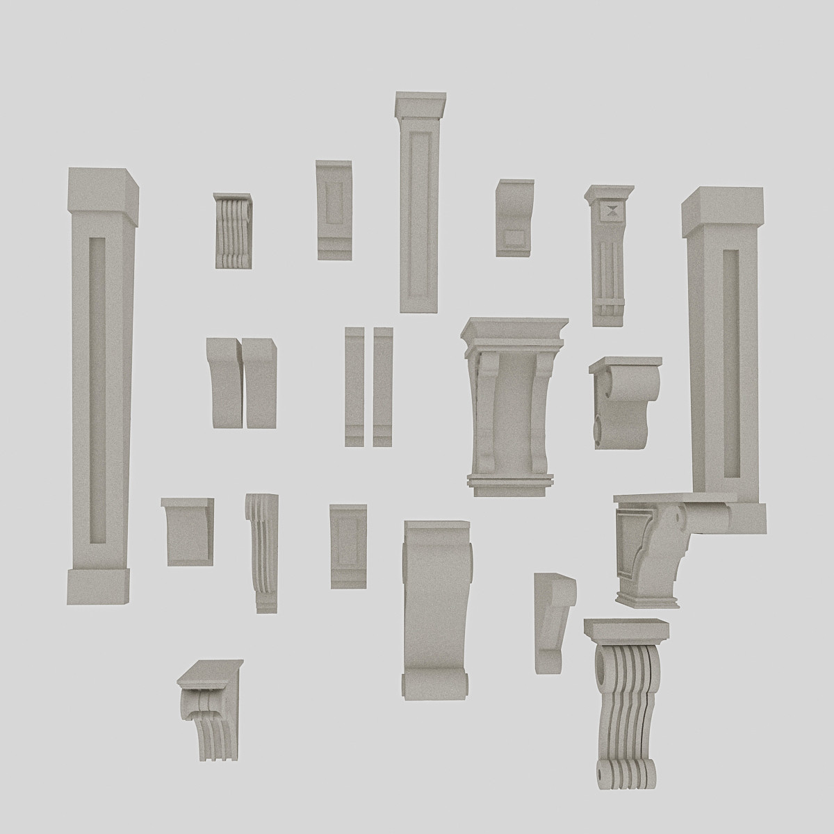 ArtStation - 3D Molding Models | Resources