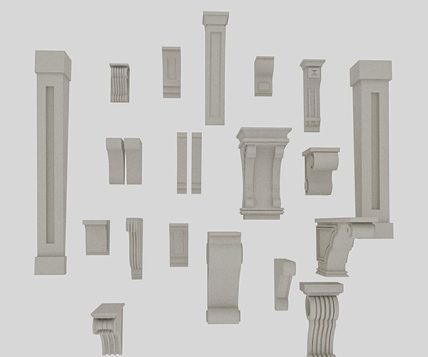 ArtStation - 3D Molding Models | Resources