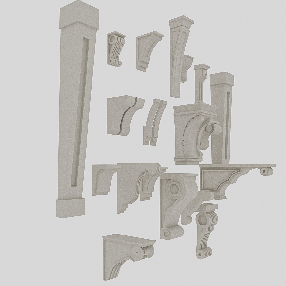 ArtStation - 3D Molding Models | Resources