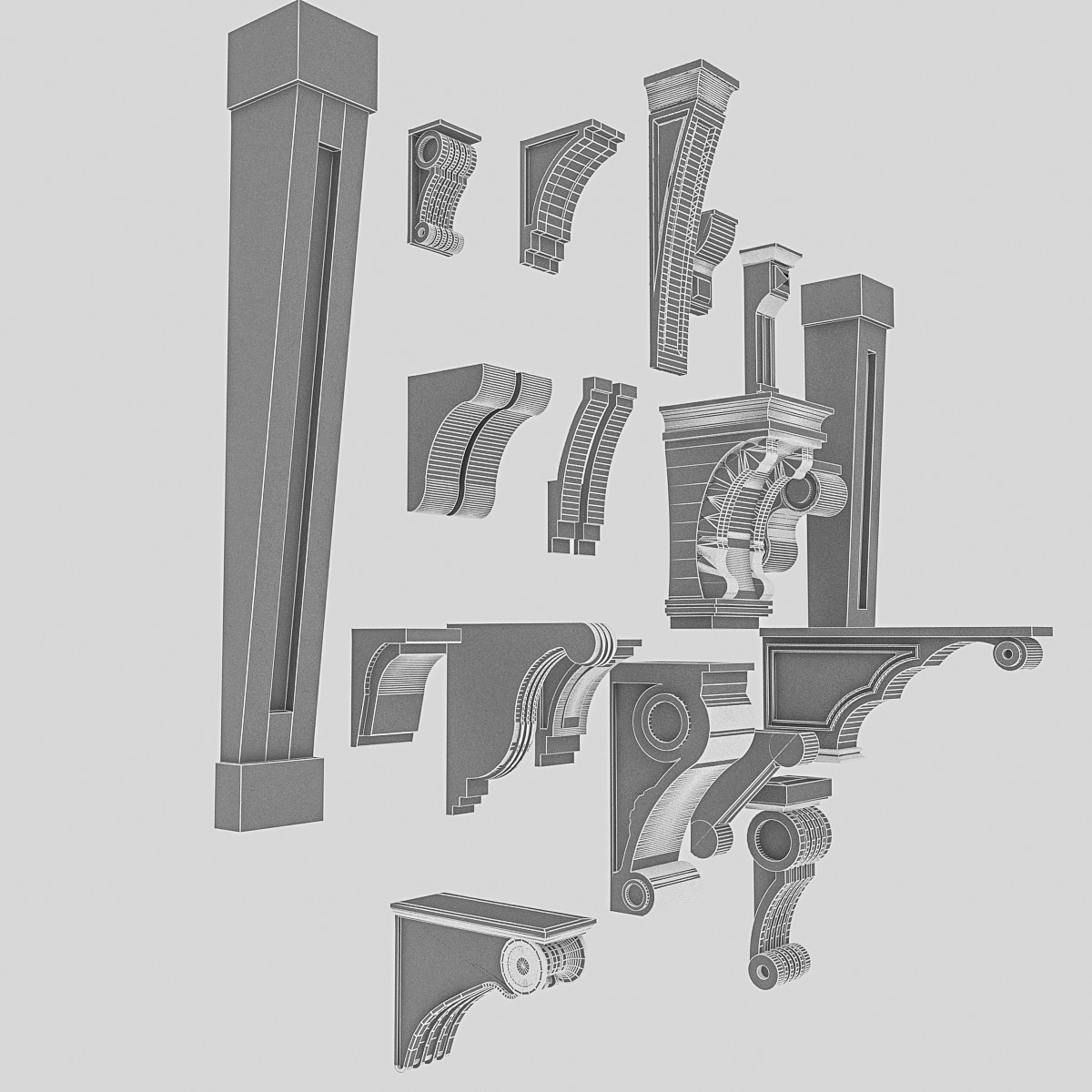 ArtStation - 3D Molding Models | Resources