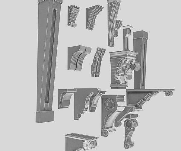 ArtStation - 3D Molding Models | Resources