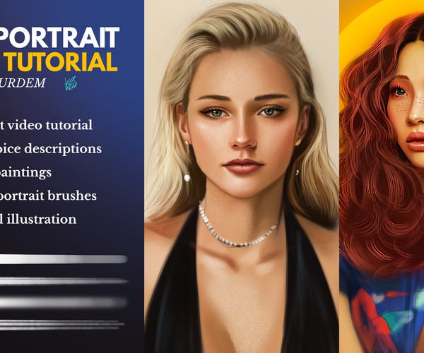 ArtStation - Two - Portrait video tutorial bundle | Tutorials