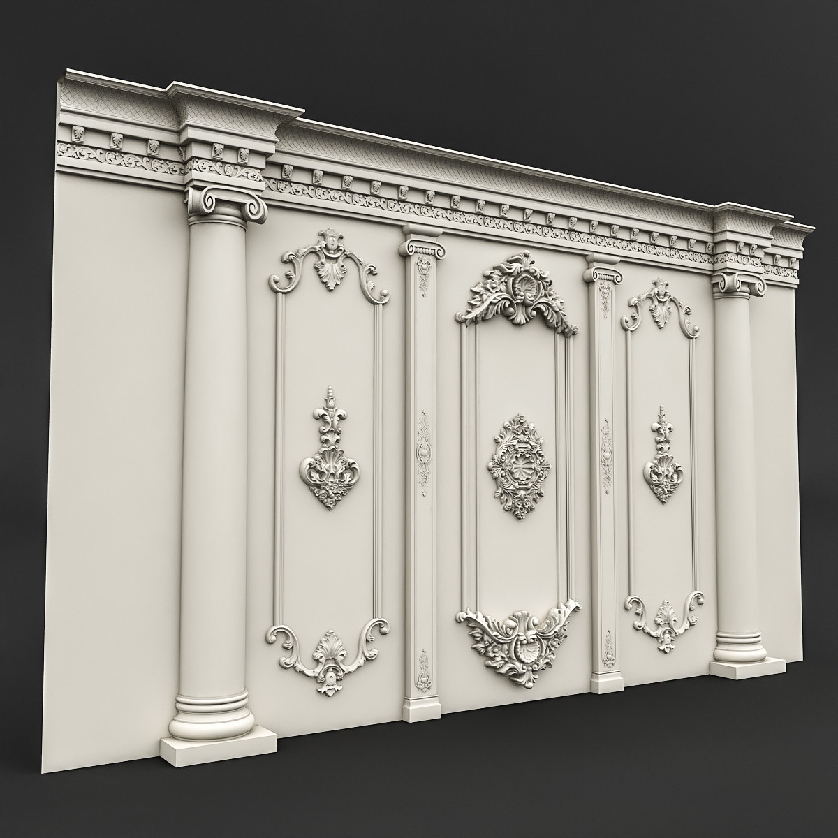 ArtStation - wall panel 01 | Resources