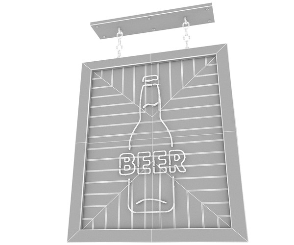 ArtStation - Beer Sign | Game Assets