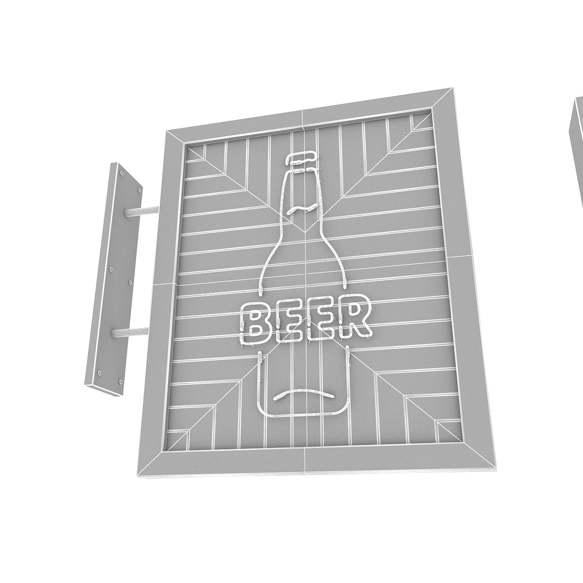 ArtStation - Beer Sign | Game Assets