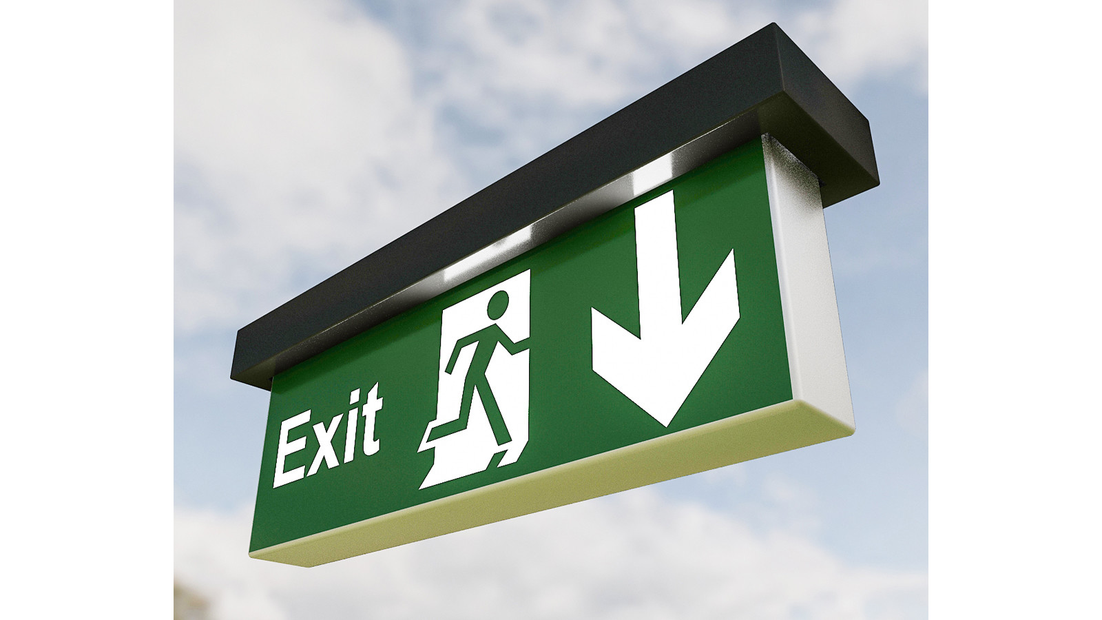 ArtStation - Exit Sign | Game Assets