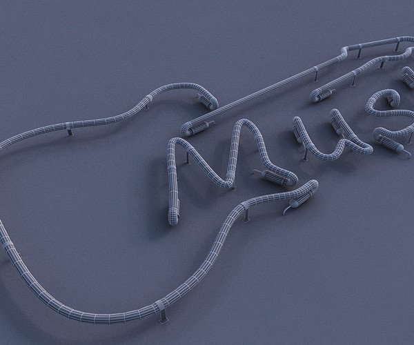 ArtStation - Music Neon Sign | Resources