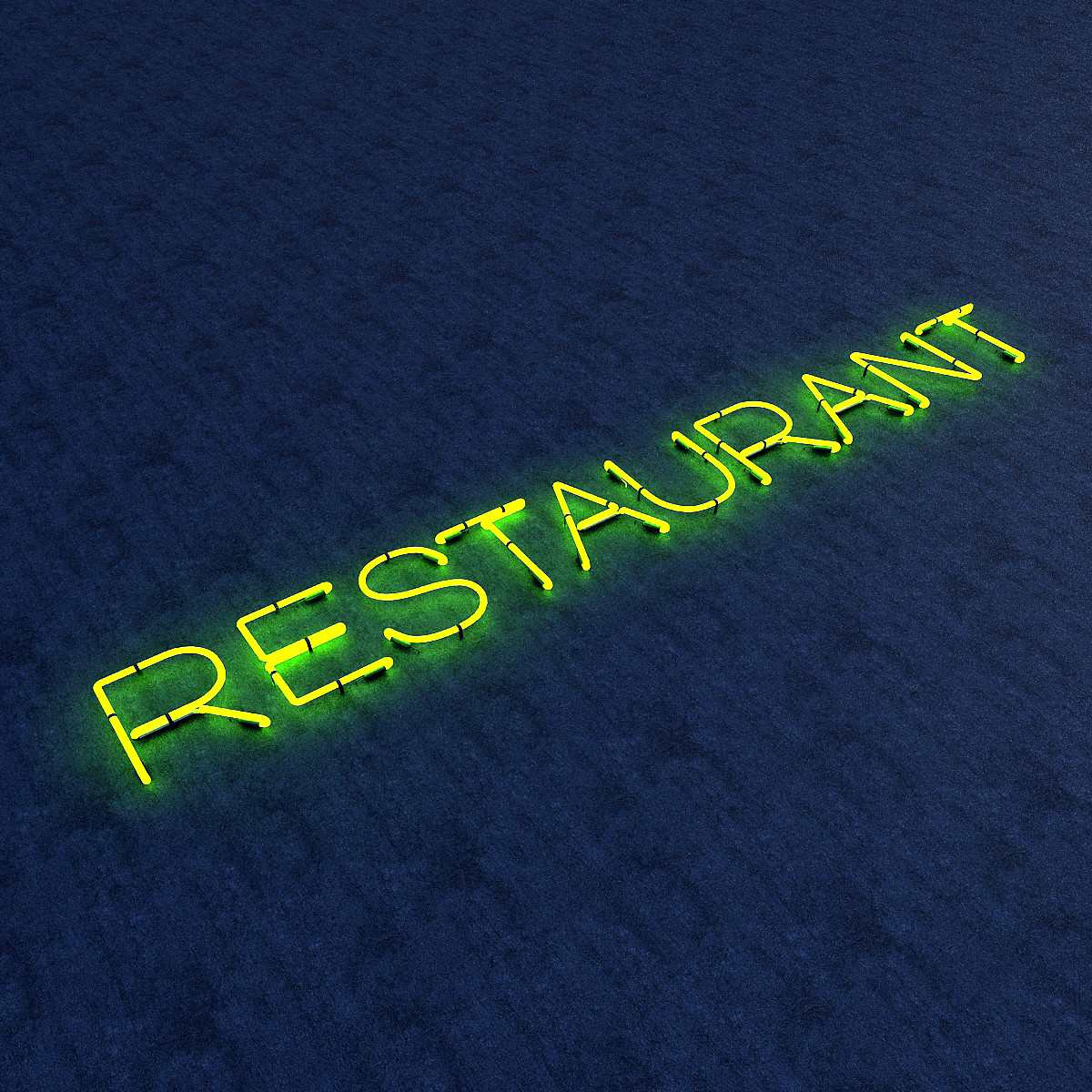 ArtStation - Restaurant Neon Sign | Resources
