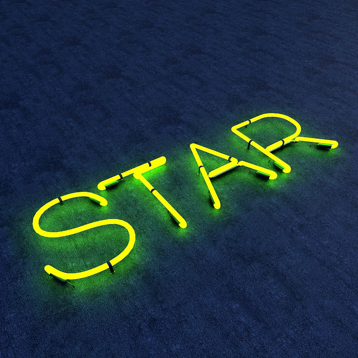 ArtStation - Star Neon Sign | Resources