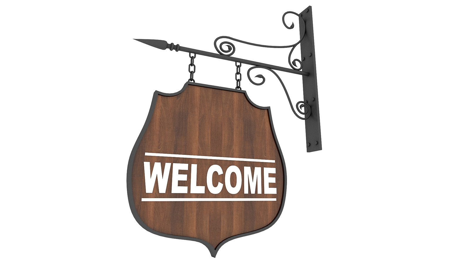 ArtStation - Welcome Sign | Game Assets