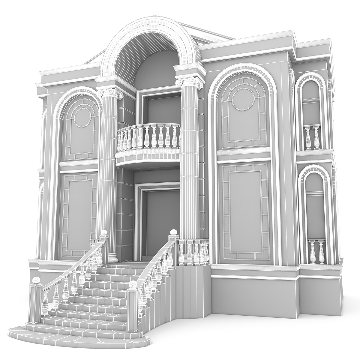 ArtStation - Classical Building 03 | Game Assets