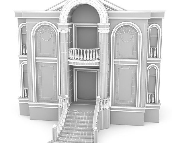 ArtStation - Classical Building 03 | Game Assets