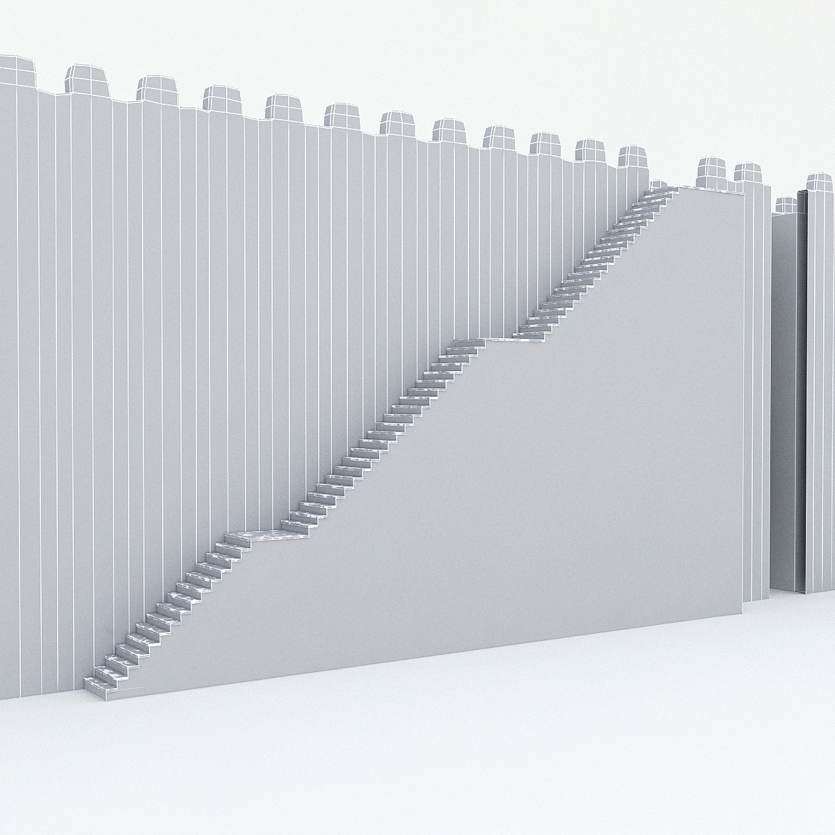 ArtStation - Modular Old Castle Wall | Game Assets