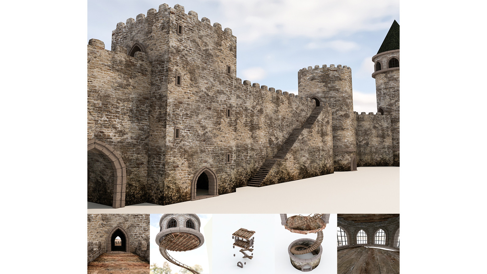 ArtStation - Modular Castle Pack | Game Assets