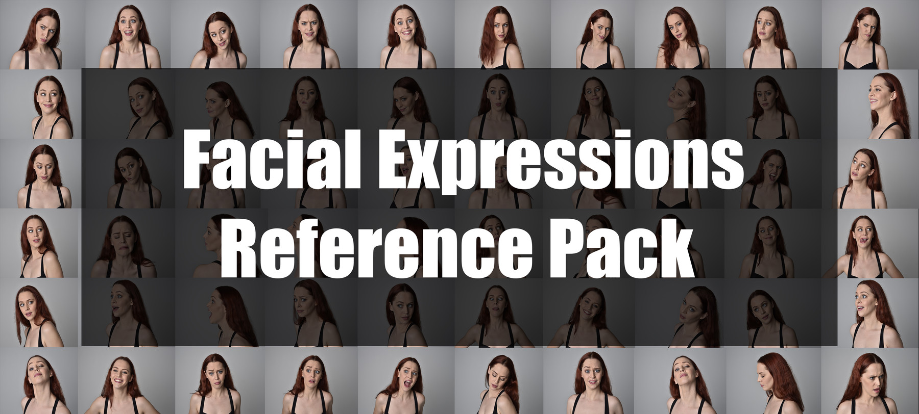 ArtStation - x187 Facial Expressions Reference Pack | Resources