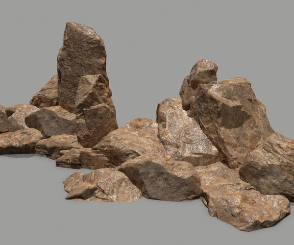 ArtStation - free rock | Game Assets