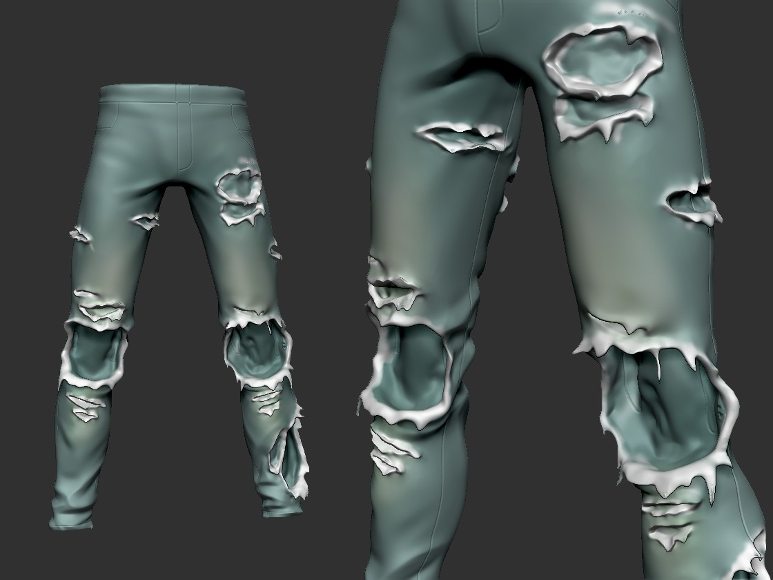 ArtStation - Stylized Pant Sketch | Game Assets