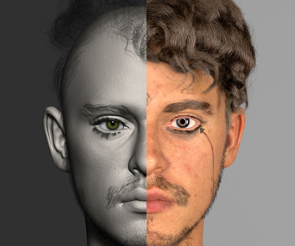 ArtStation - Head Model Basemesh | Resources