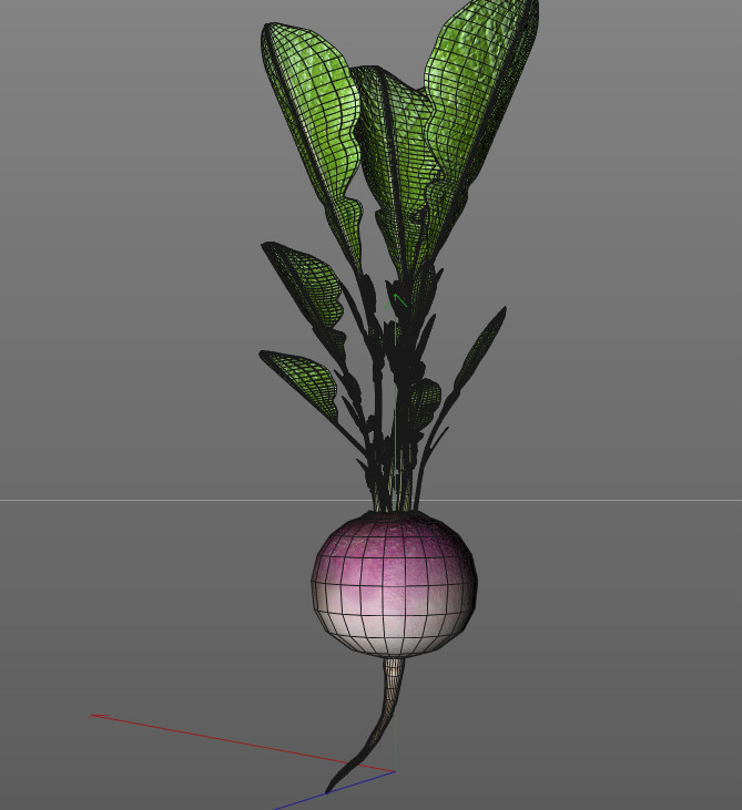 ArtStation - Radish Pink 3D Model | Resources