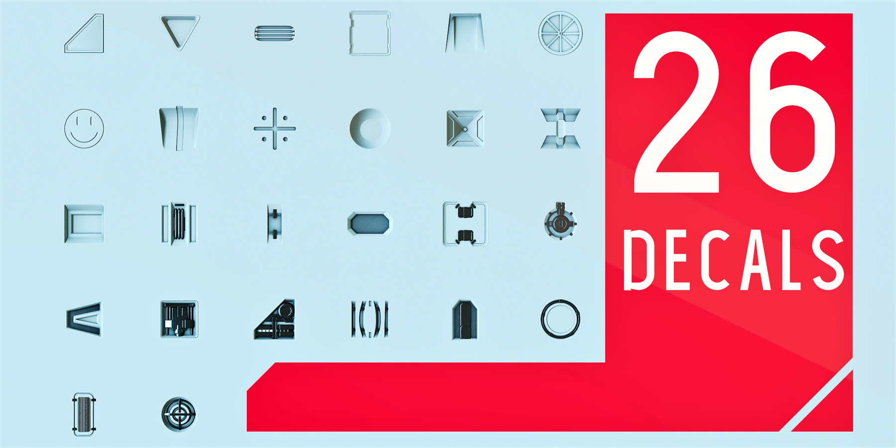 ArtStation - 26x Decals | Game Assets