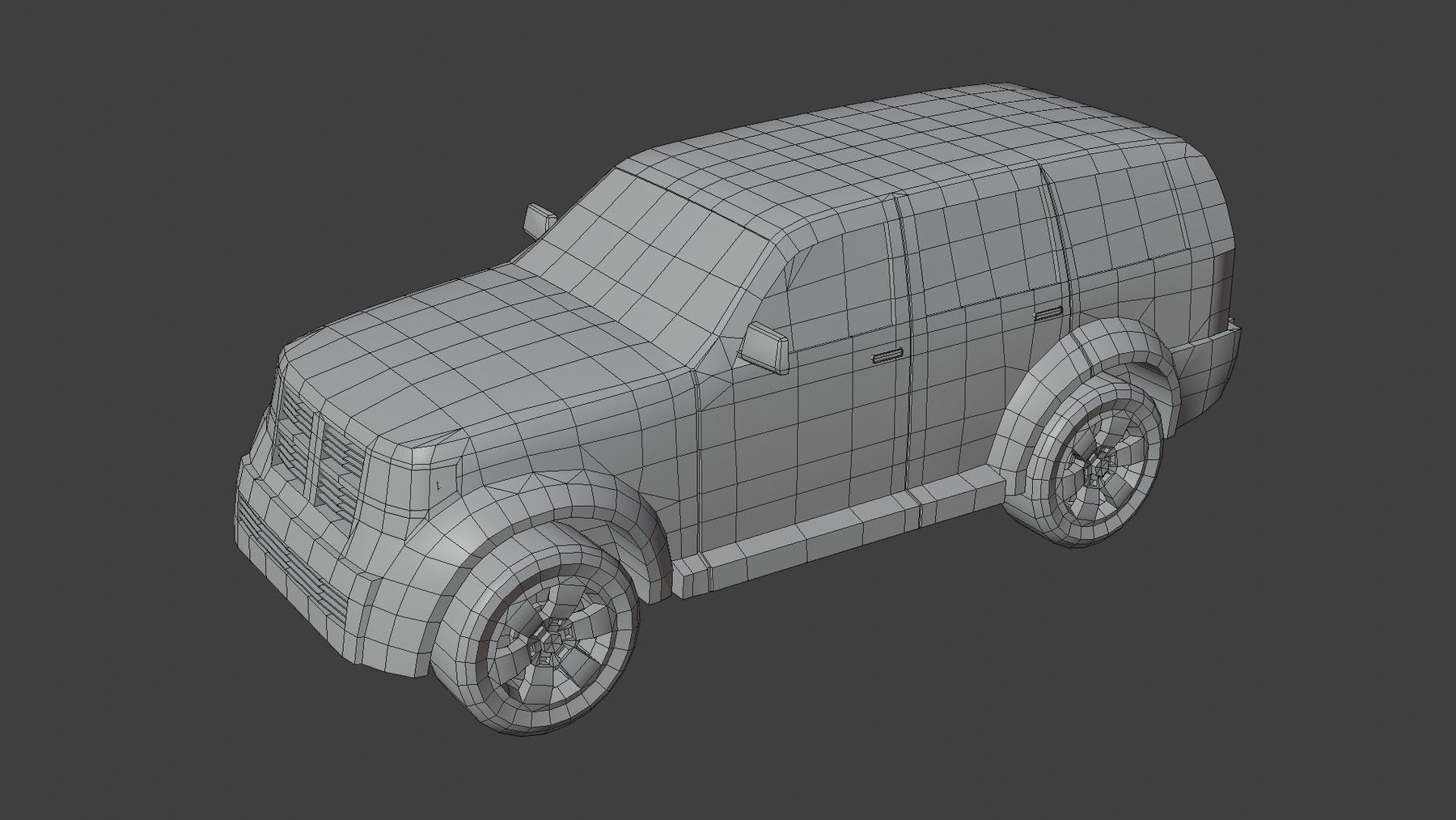 ArtStation - Off-Road Car Generic Lowpoly 3D Model | Game Assets