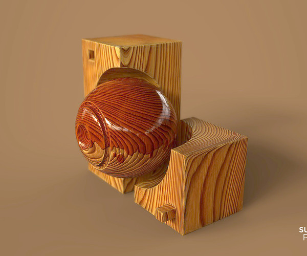 ArtStation - Real 3D_Wood for Substance Painter (smart material ...