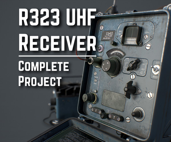 ArtStation - R323 UHF Receiver // Complete Project | Game Assets