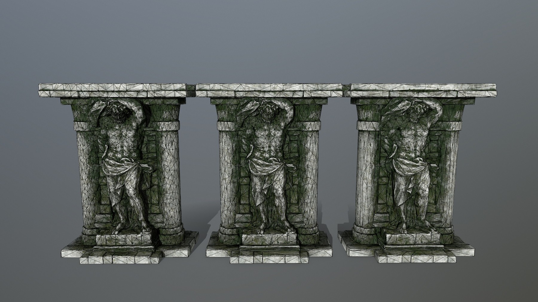 ArtStation - old statue | Game Assets