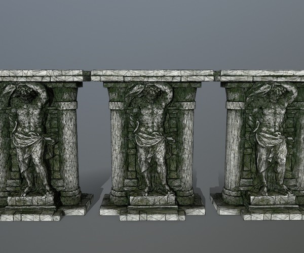 ArtStation - old statue | Game Assets