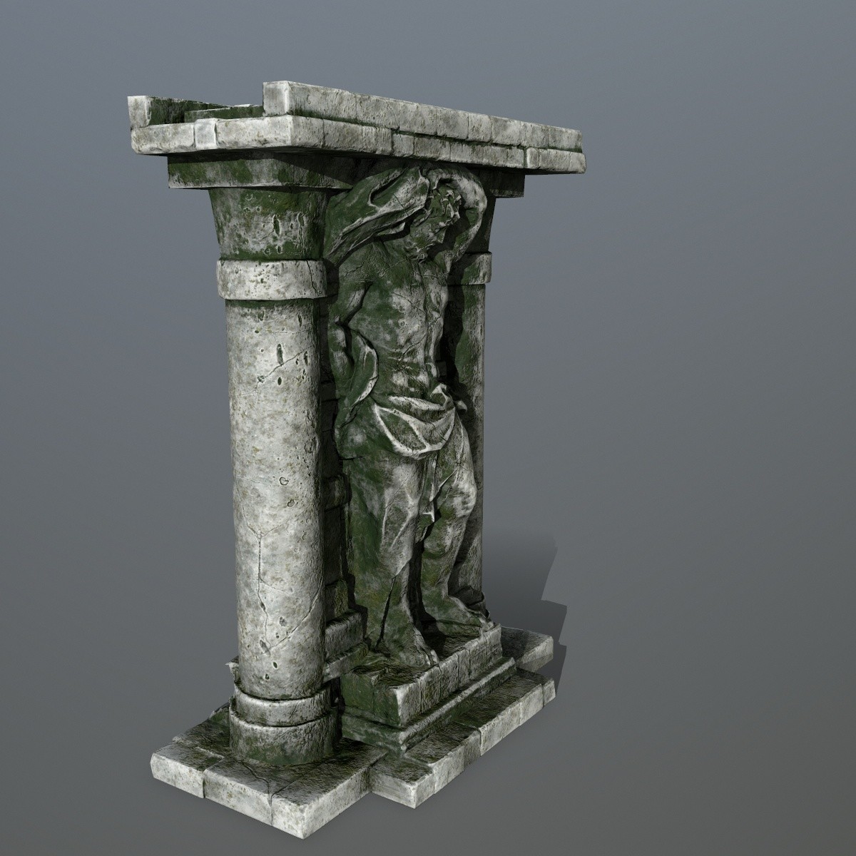 ArtStation - old statue | Game Assets