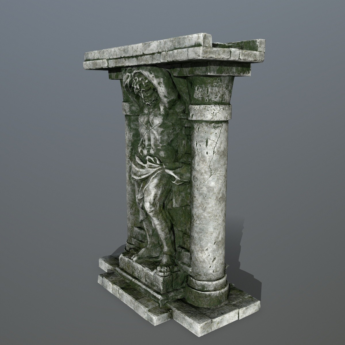 ArtStation - old statue | Game Assets
