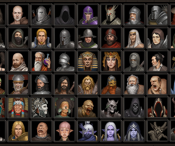 ArtStation - 100+ Avatar Icons Vol.2 | Game Assets