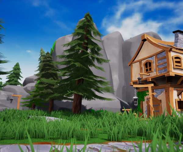 ArtStation - Stylized Village Asset Pack | Game Assets