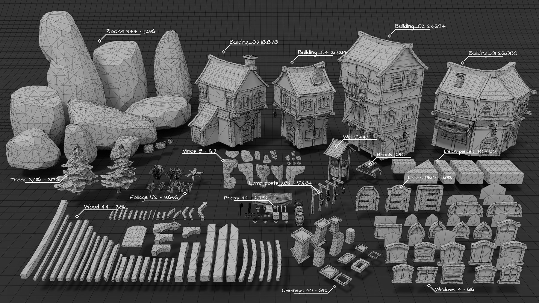 ArtStation - Stylized Village Asset Pack | Game Assets