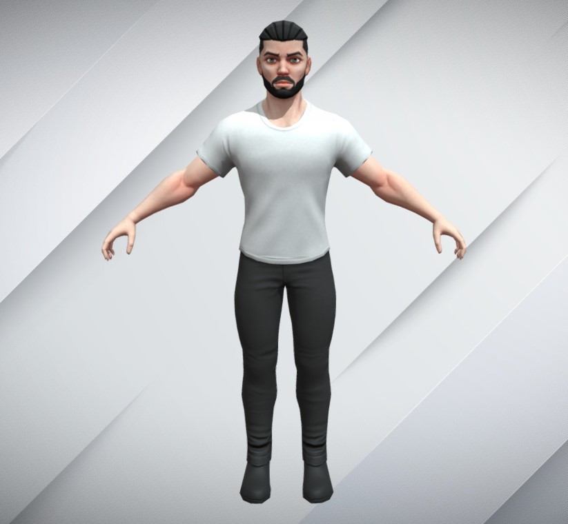 Octonove - Kiroh (Clothes on) - Stylized Male Character - Game Ready Octonove - Kiroh (Clothes on) - Stylized Male Character - Game Ready