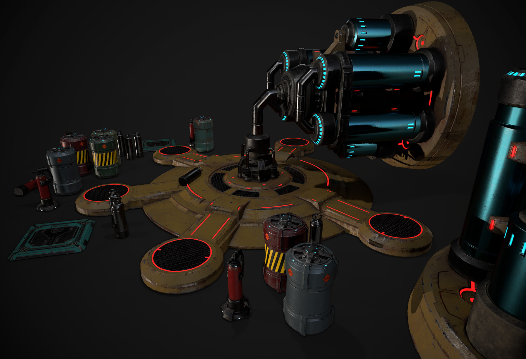 ArtStation - Game sci-fi asset pack | Game Assets