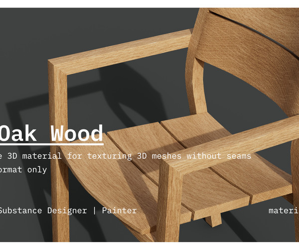 ArtStation - 3D Volumetric Oak Wood | Resources