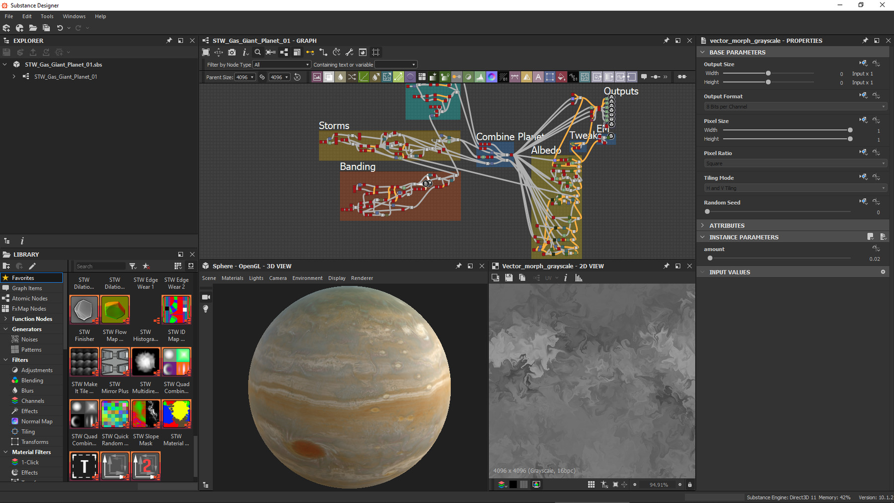 ArtStation - Equirectangular Planets Pack - Substance Designer | Resources